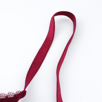 Translucent See-Thru Yarn Bra With Matching High Waist Panties ...